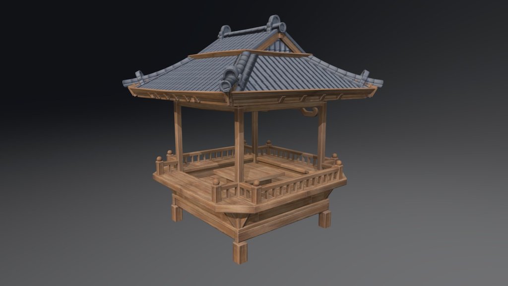 WorkInProgress Jpn House - 3D model by t.lawson255 [1adbafa] - Sketchfab