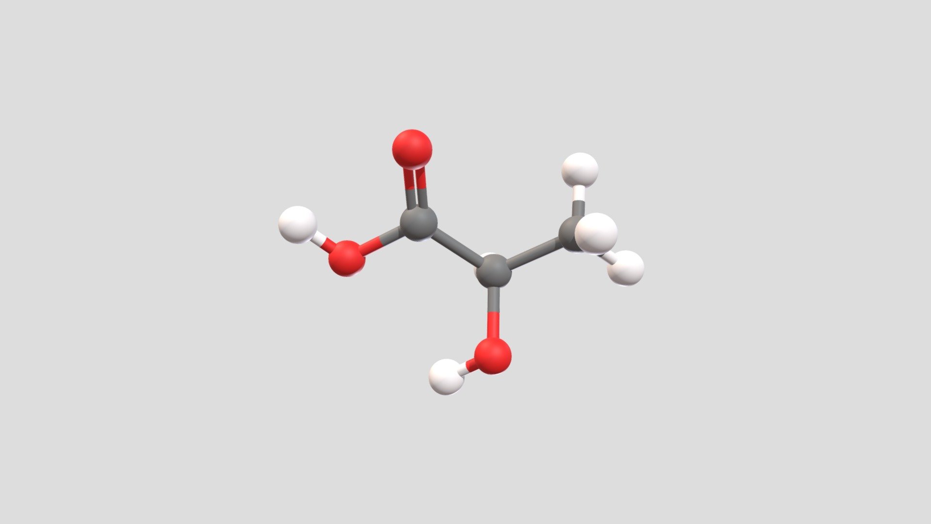 D-LACTIC ACID - 3D model by Dien [1ade4c5] - Sketchfab