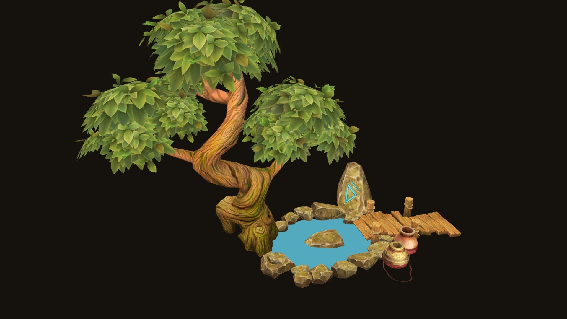 Pond_1 - 3D model by Dragonscastle [1ae05ef] - Sketchfab