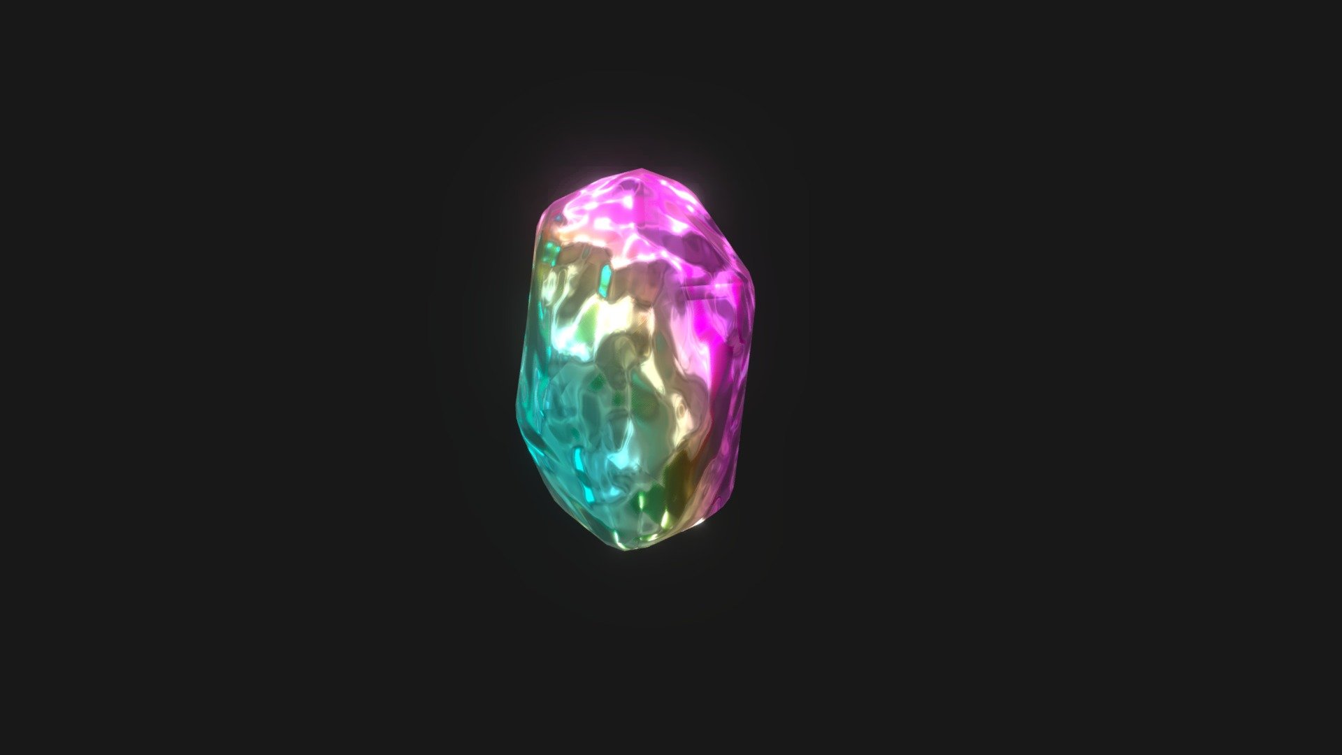Fantasy magic nugget crystal low poly - Buy Royalty Free 3D model by ...