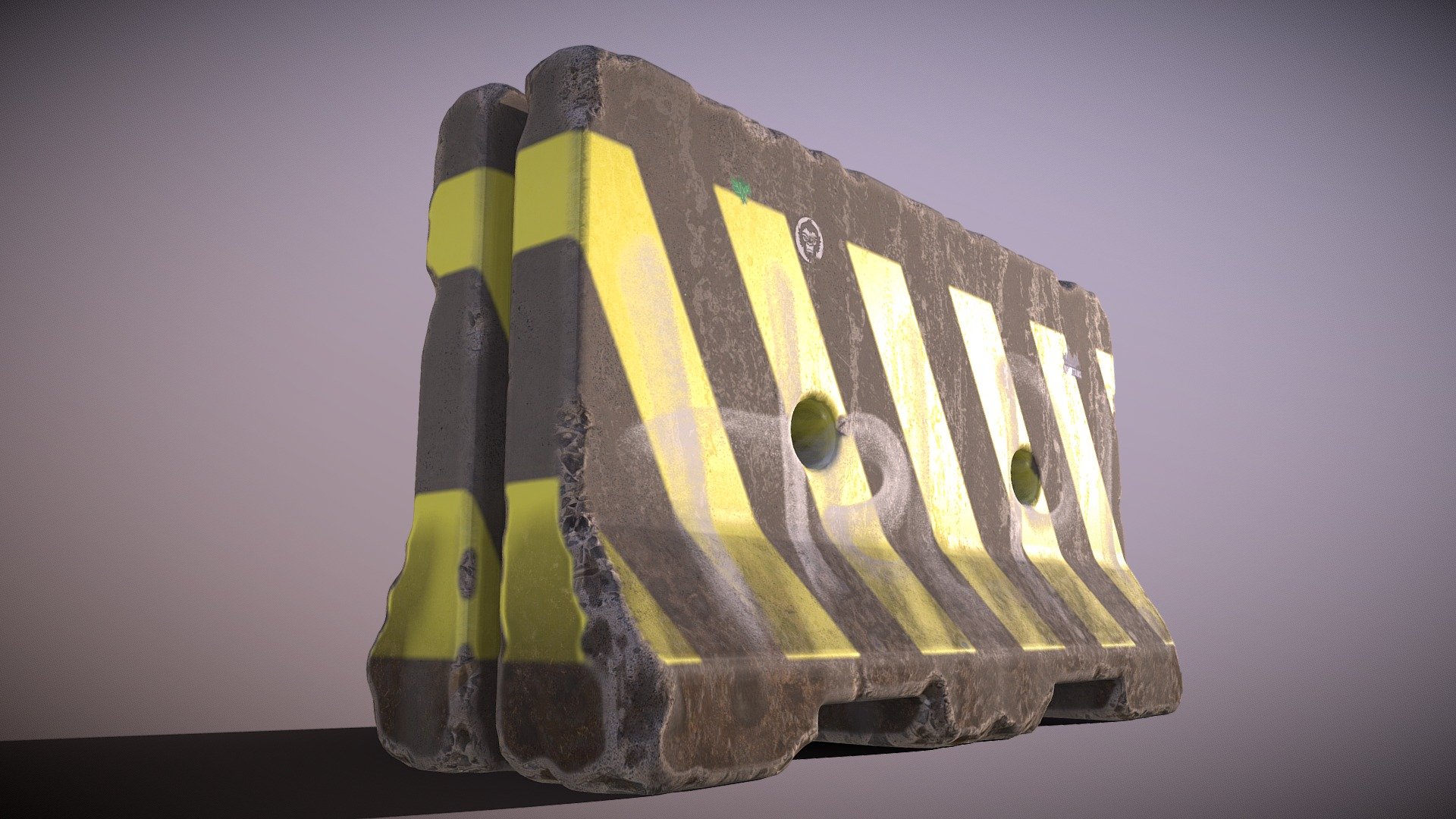 barrier 00 - Buy Royalty Free 3D model by Geug [1ae637d] - Sketchfab Store