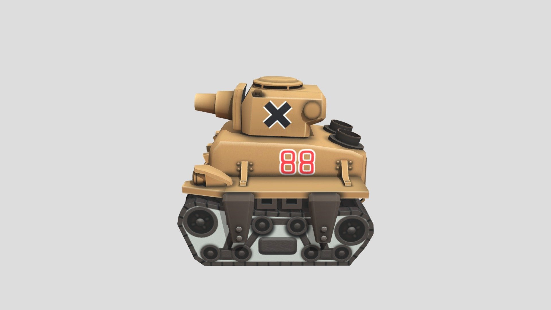 Rebel Tank - 3D model by xela90 [1aea45f] - Sketchfab