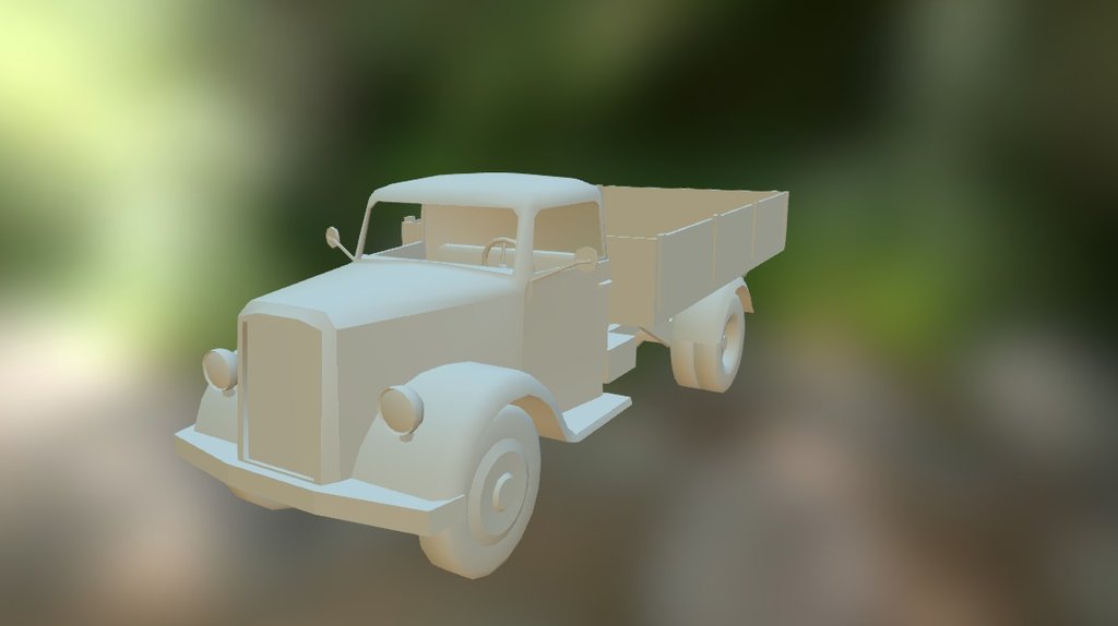 Opel Blitz WIP - 3D model by Dark Diver (@darkdiver) [1aead44] - Sketchfab