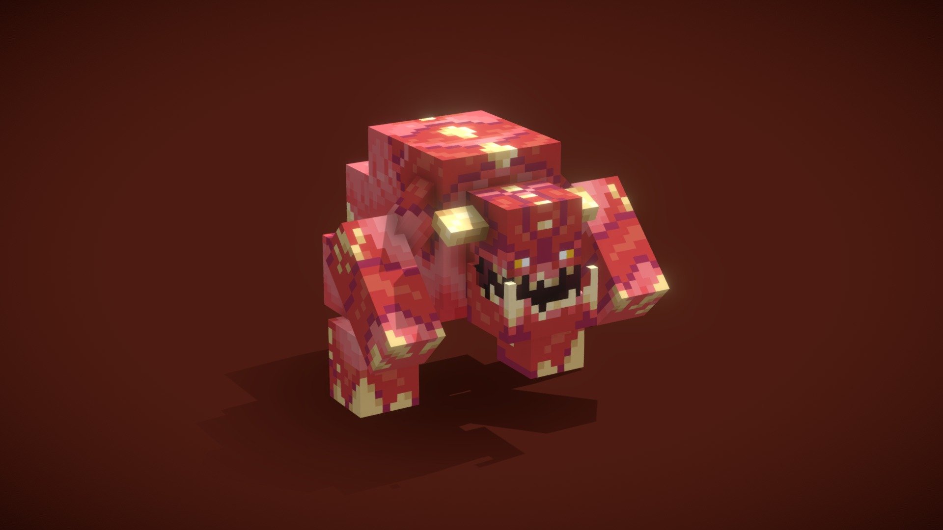 Pinky (Doom Eternal) - Minecraft Model - 3D model by Tom Favier (@Tom ...