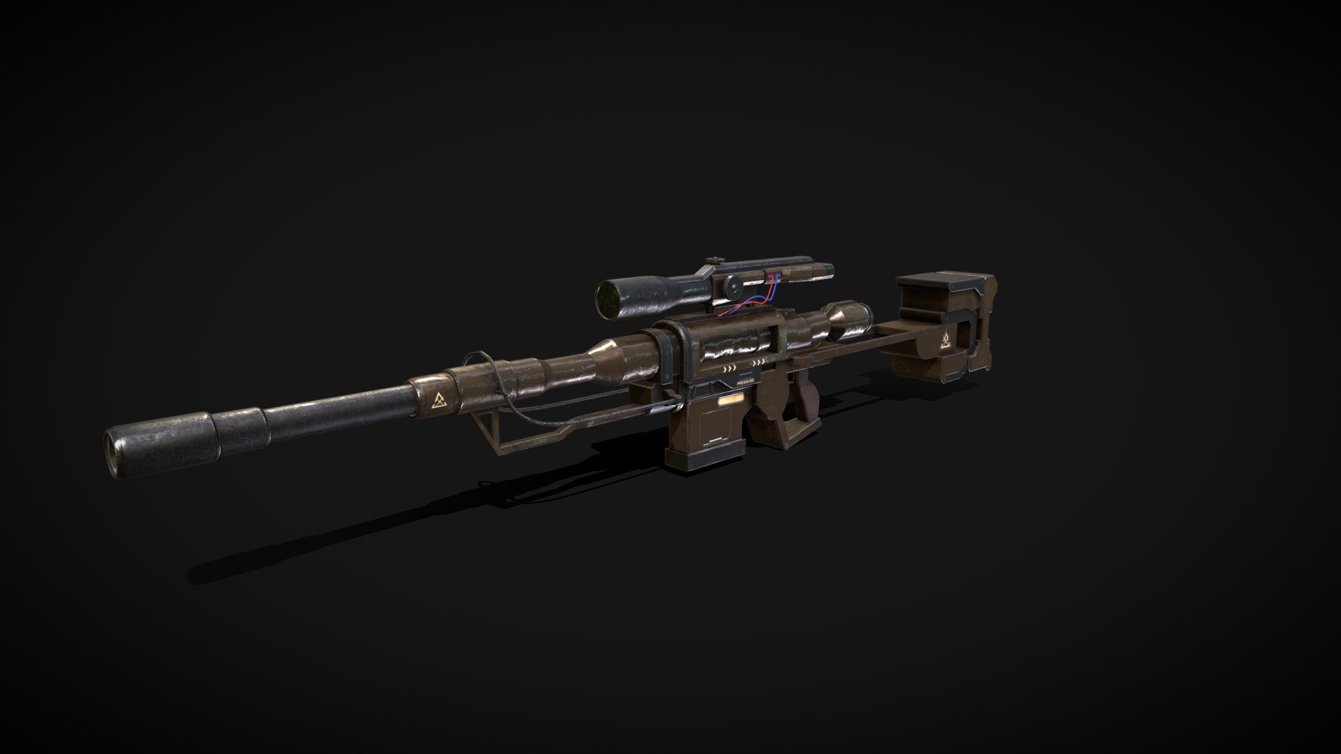 Stylized Sniper - Download Free 3D model by crkcimelih [1aeec2a ...