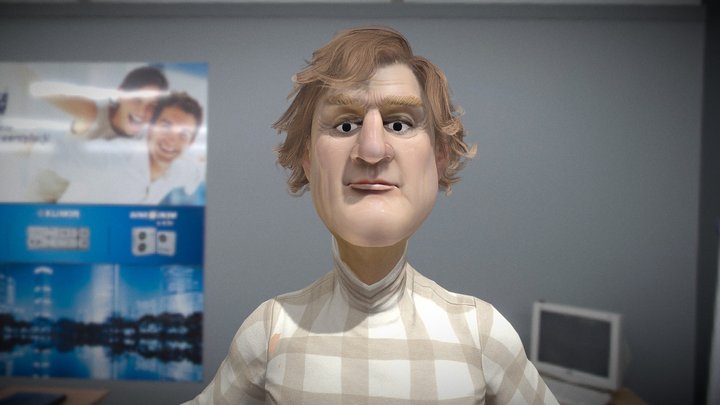 Facial-rig 3D models - Sketchfab
