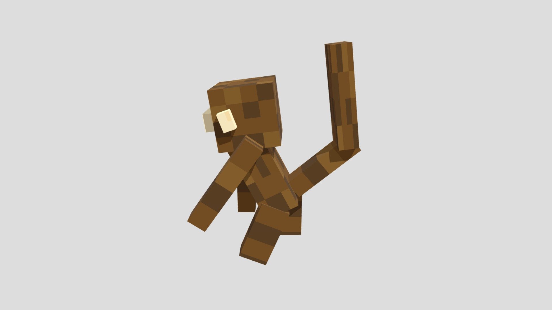 Monkey - 3D model by Retainedmite366 (@brody.morse.500) [1aeef83 ...
