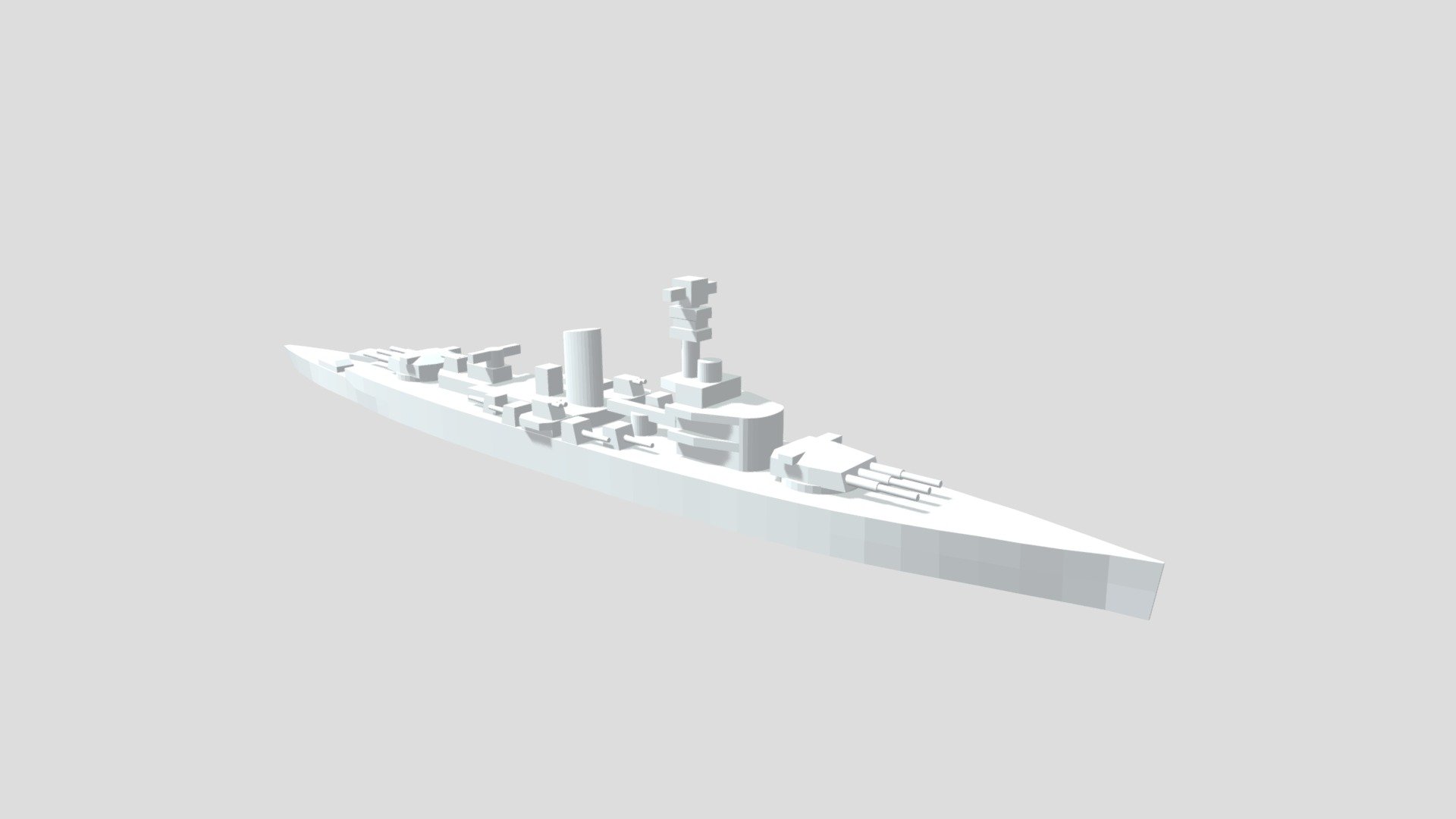 KMS Deutschland - Model for 1/4000 printing - Download Free 3D model by ...