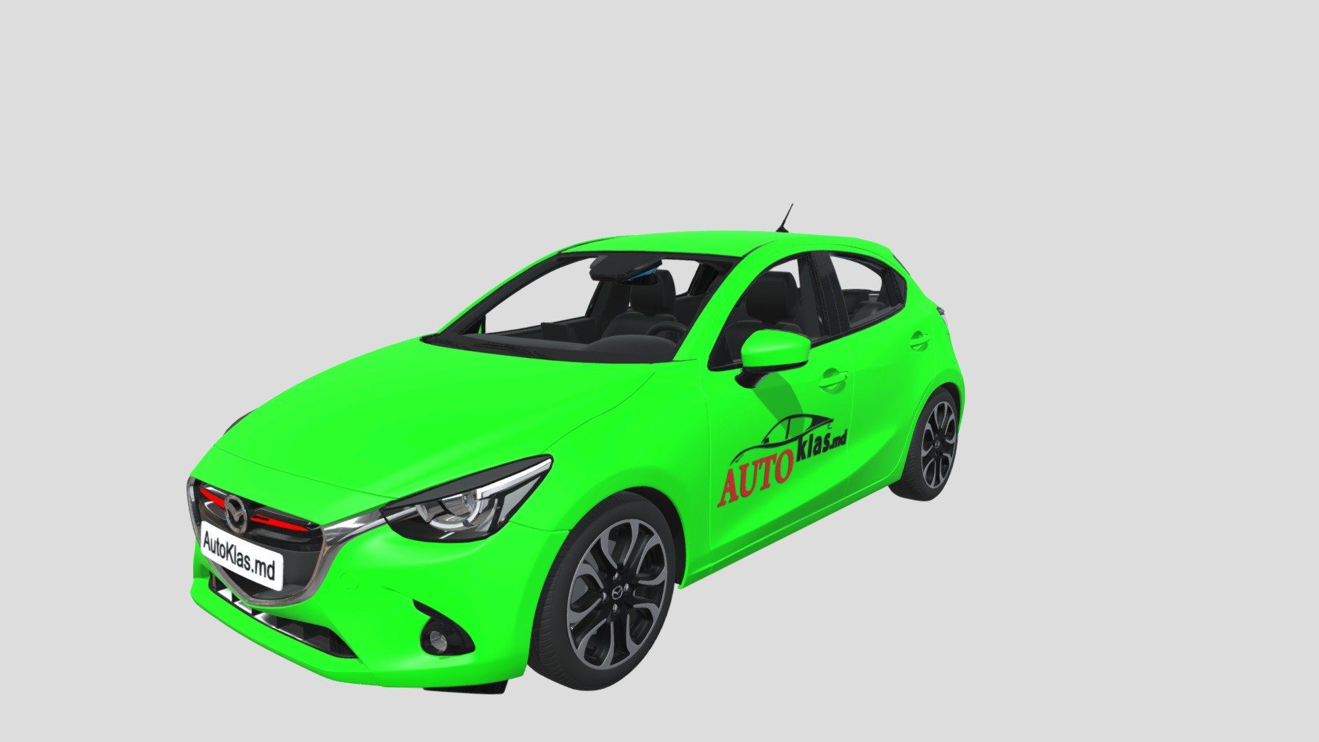 Autoklas_Mazda_Zeleonaia - 3D model by vallgalii [1aefa13] - Sketchfab