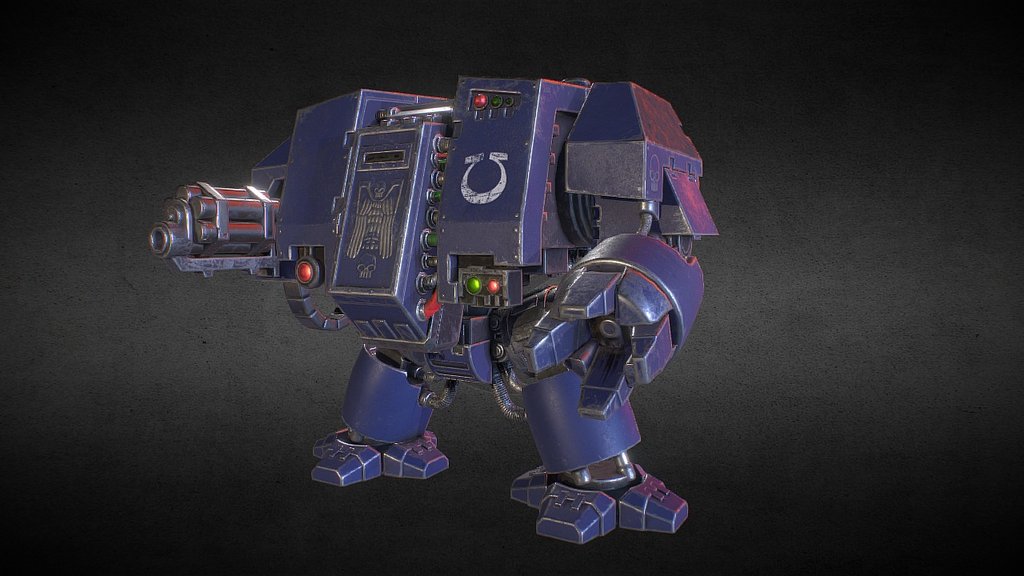 Warhammer 40k Dreadnaought - 3D model by Vulture (@cent) [1aefbbc ...