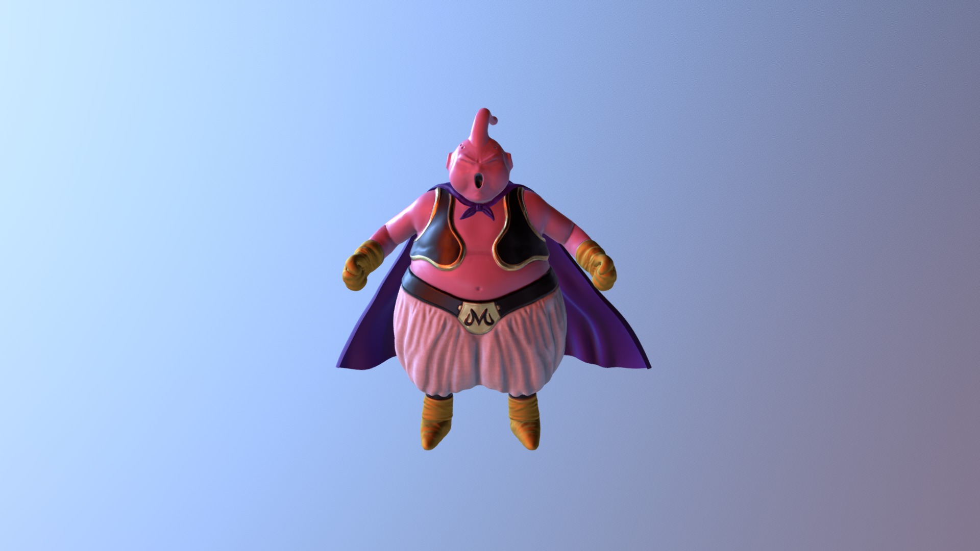 Majin Boo - 3D model by fnsmanu [1aeff90] - Sketchfab