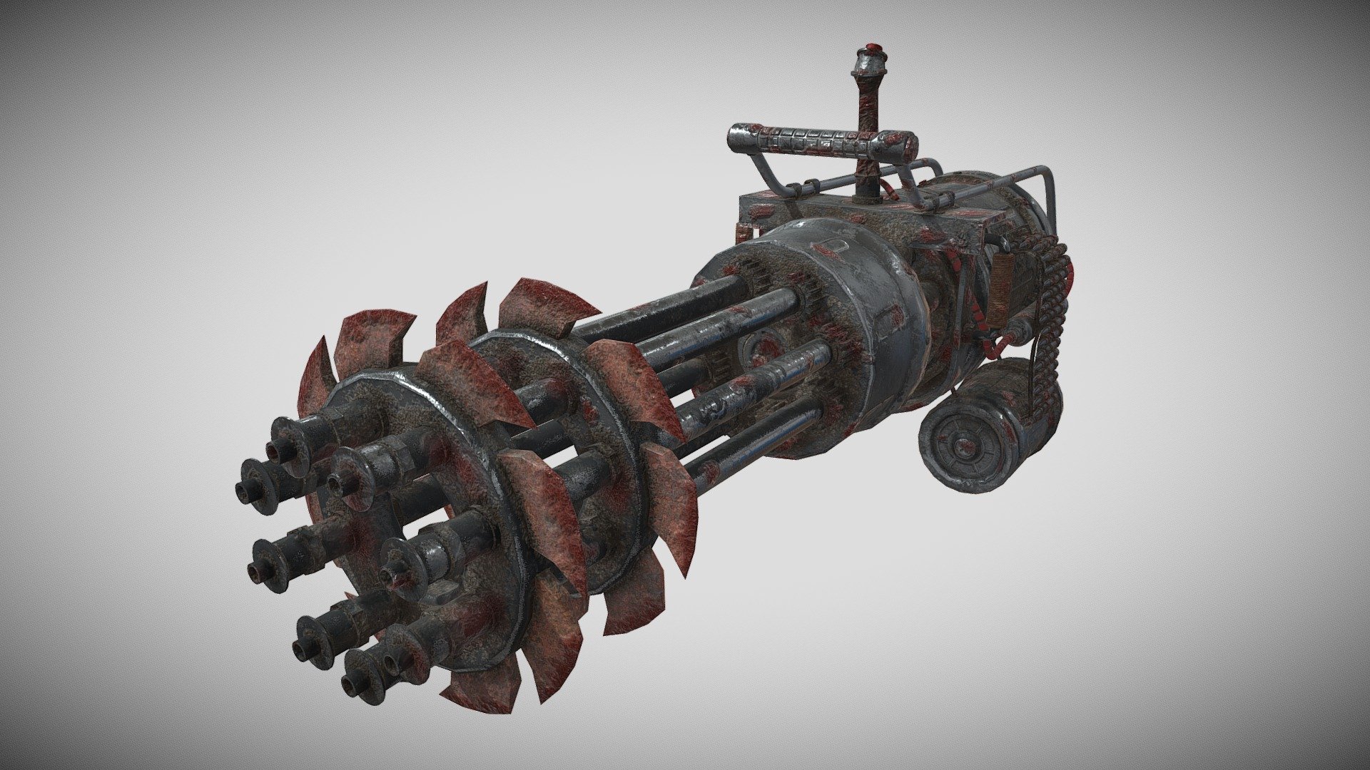 Blood-Minigun - 3D model by BigCatDaniel (@LilDaniel505) [1af19d3 ...