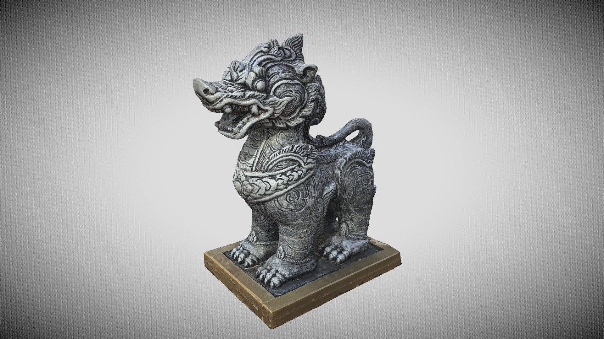 Dragon Statue - 3D model by jcduplessis100 [1af32b5] - Sketchfab