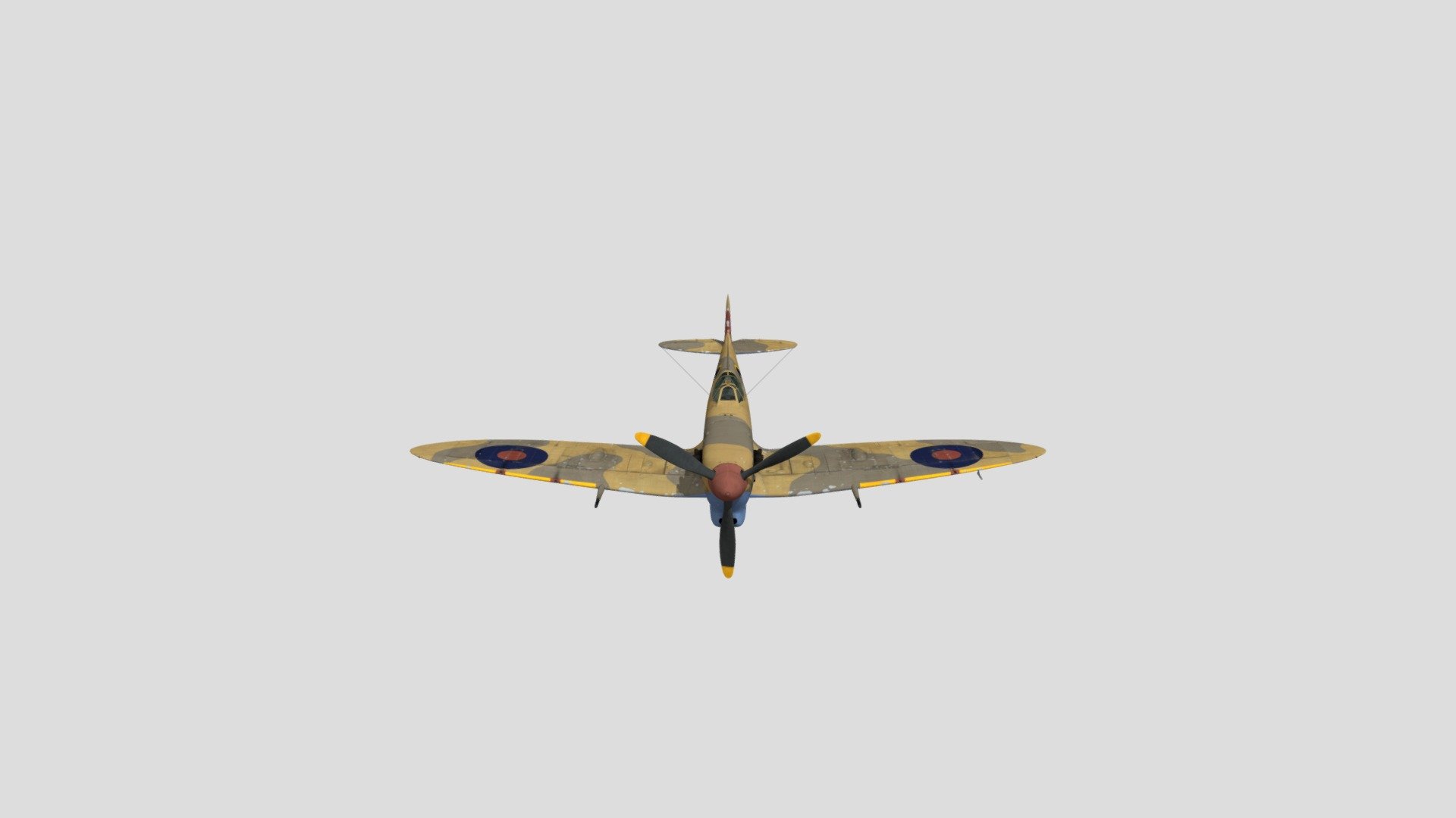 Italian Spitfire Mk Vb/trop (War Thunder) - Download Free 3D model by ...