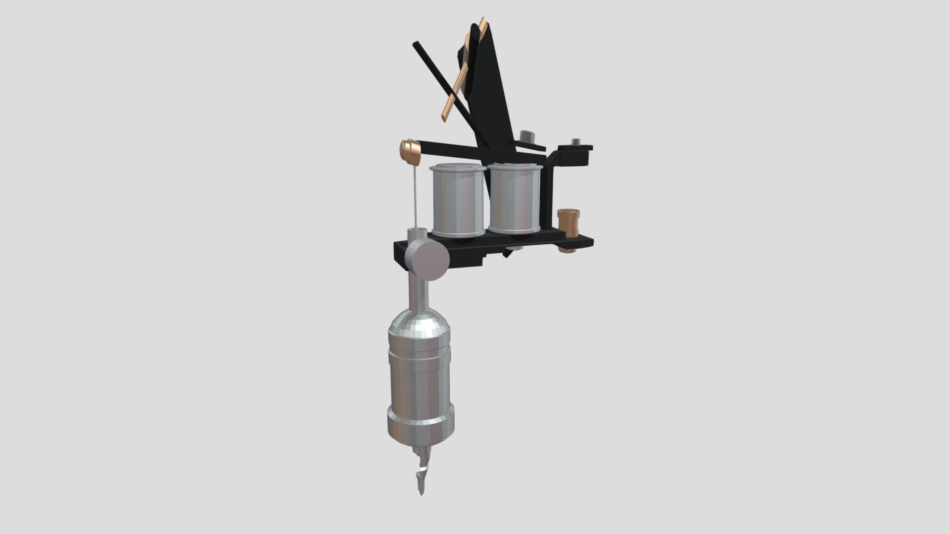 Low PolyTattoo gun - Download Free 3D model by nineillust [1af48f7 ...