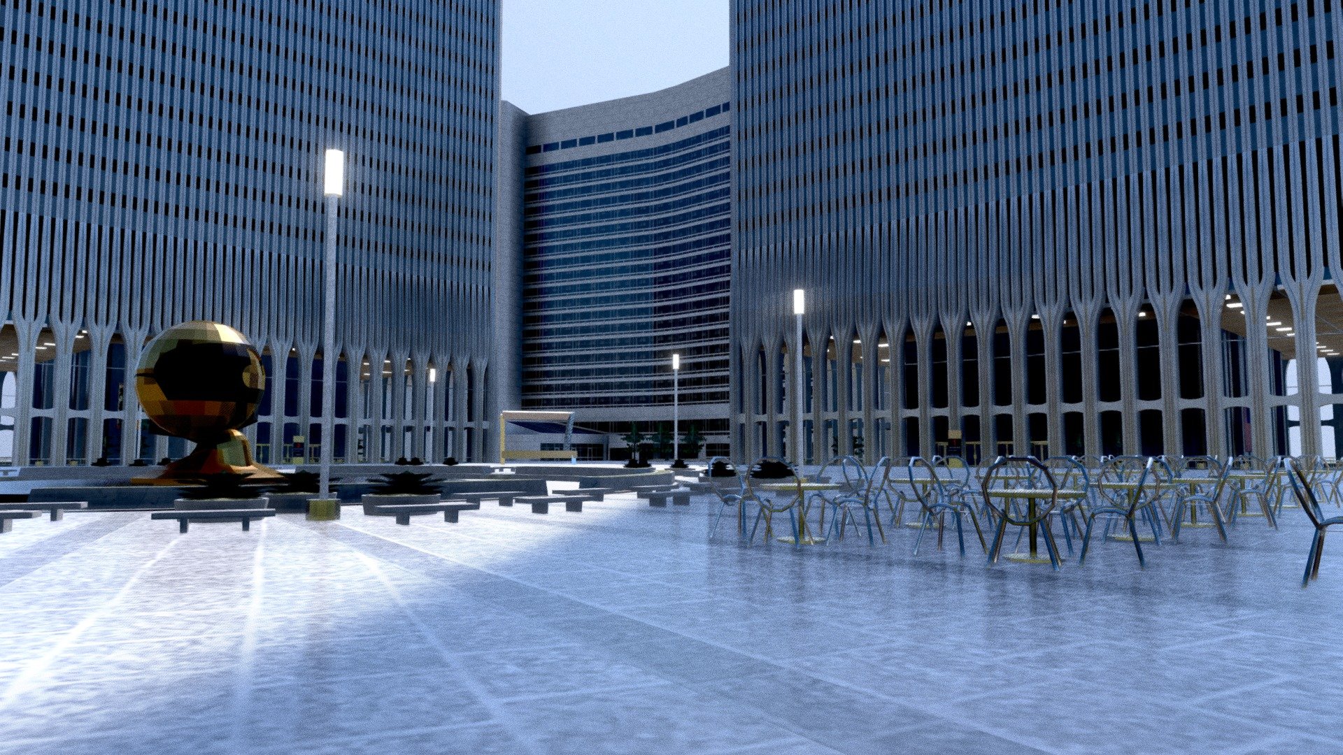 World Trade Center - Buy Royalty Free 3D model by Bruno.R.Silva (@brunoraafael) [1af7029 ...