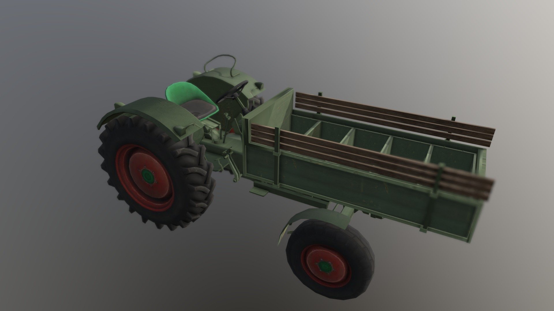 Tractor - Download Free 3D model by Sponk (@sponk2002) [1af7d11 ...