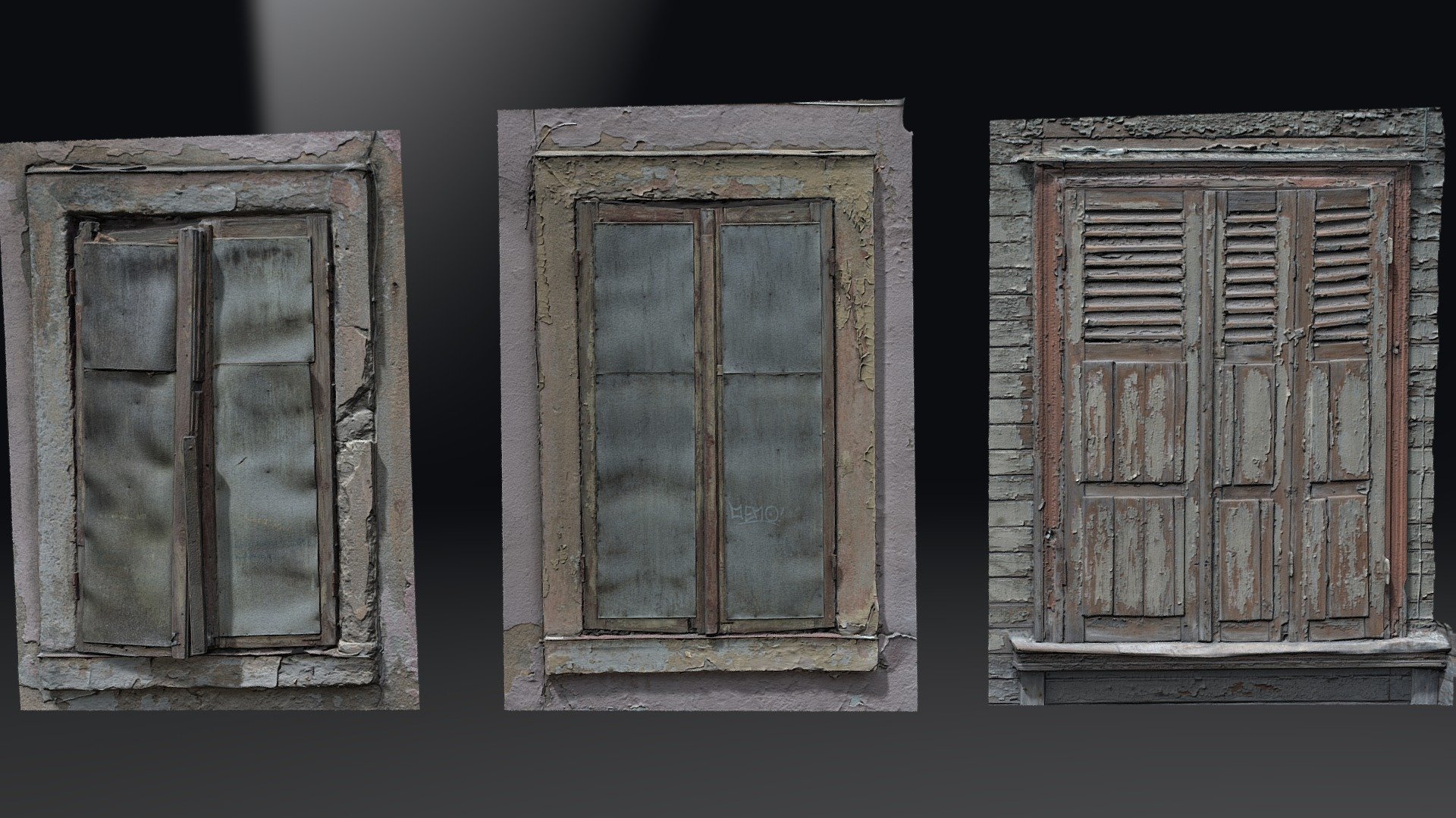 Derelict Metallic Windows Pack - Buy Royalty Free 3D model by Abandoned ...