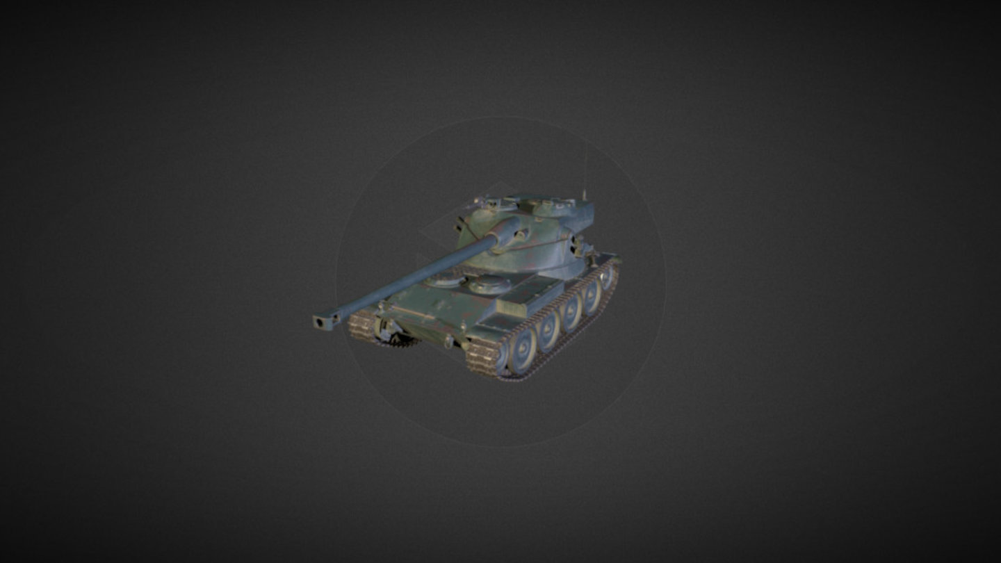 Bat.-Châtillon 25 t AP - 3D model by Degit22 [1af8628] - Sketchfab