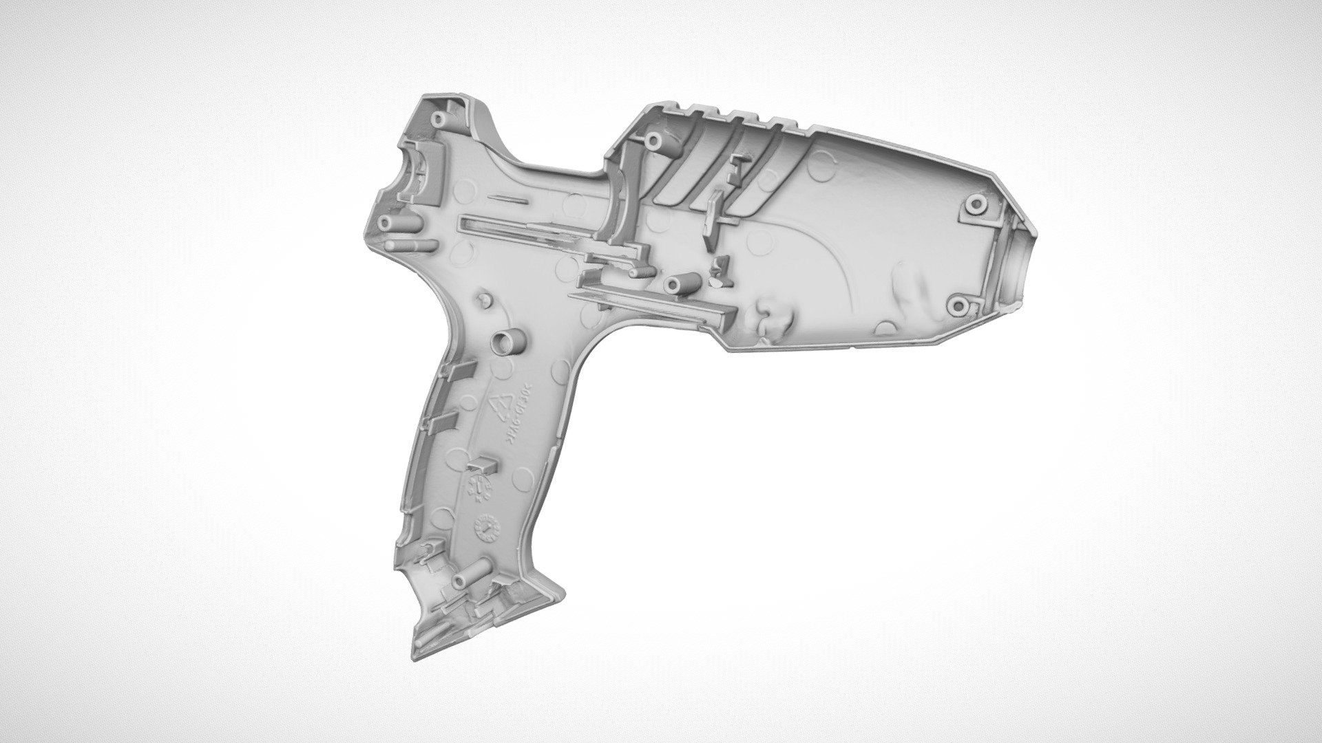Glue Gun (housing part) - 3D model by rvscanners [1afadce] - Sketchfab