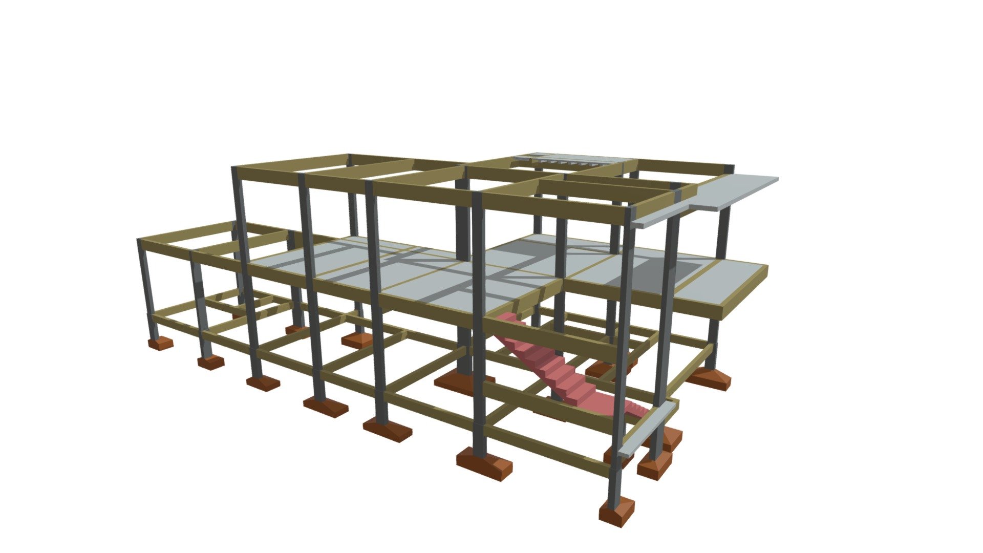 Projeto Estrutural Resid. A|G - Campo Formoso - Download Free 3D model ...