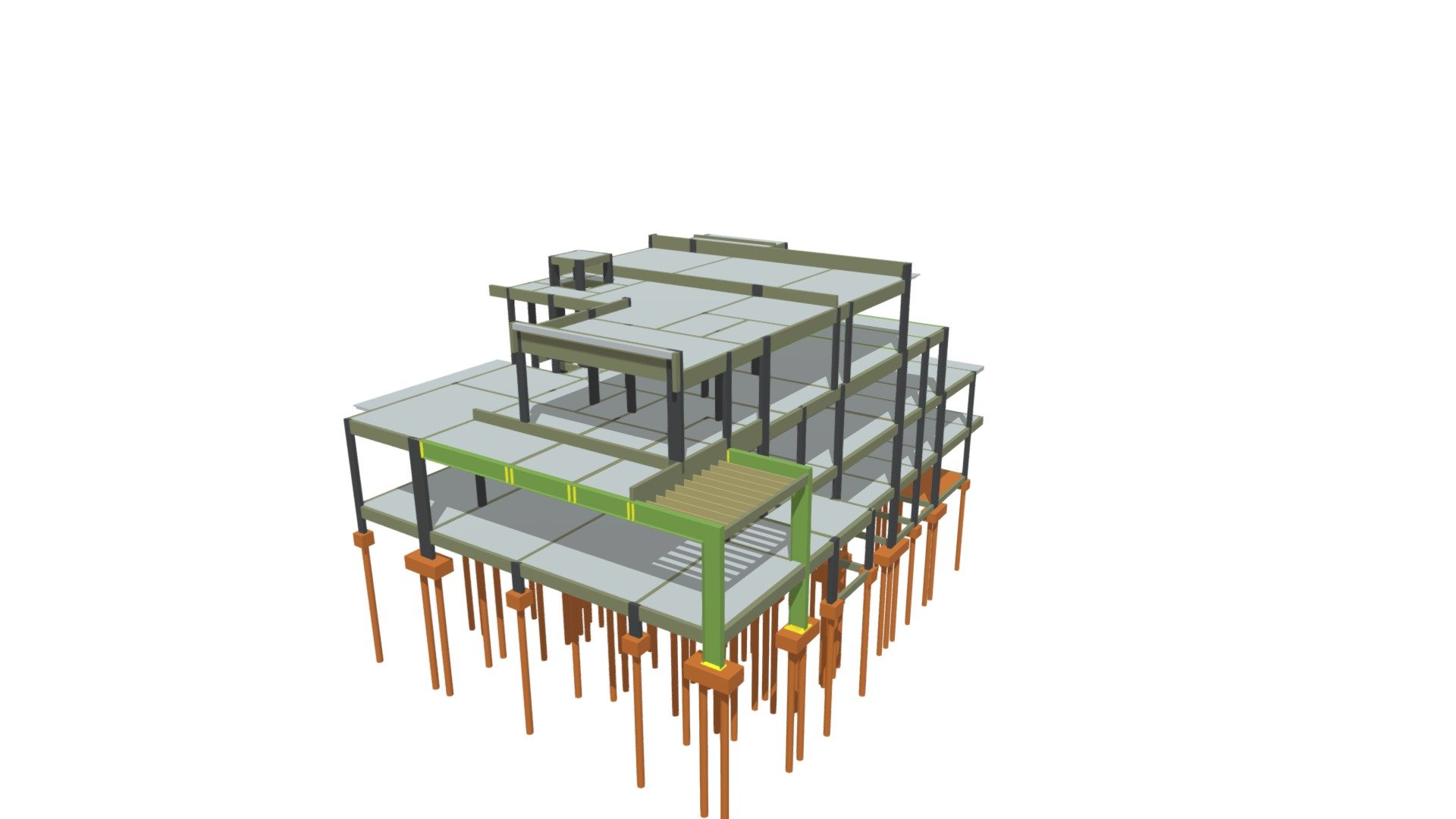 Projeto Estrutural casa Solon - Download Free 3D model by Obratech ...