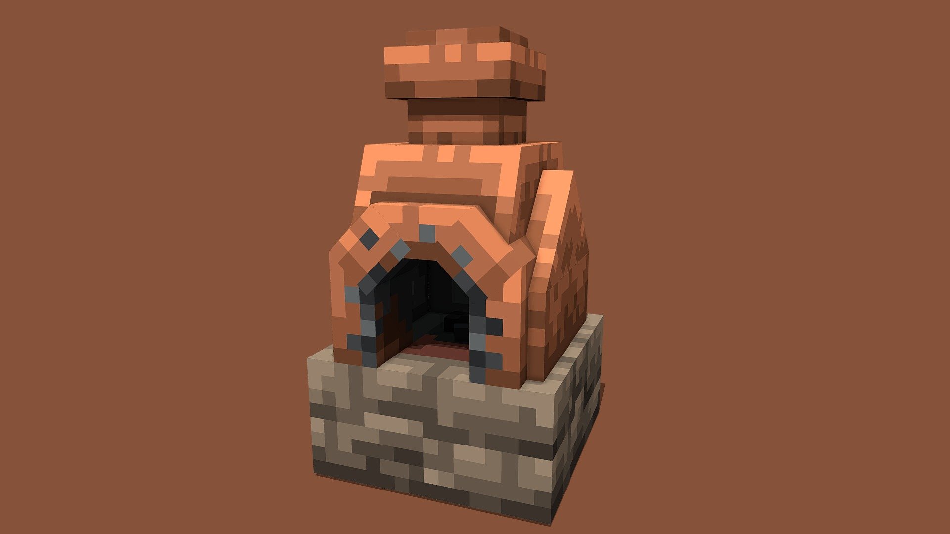 Furnace from Rust for Minecraft - 3D model by sergonsergo [1afdeab ...