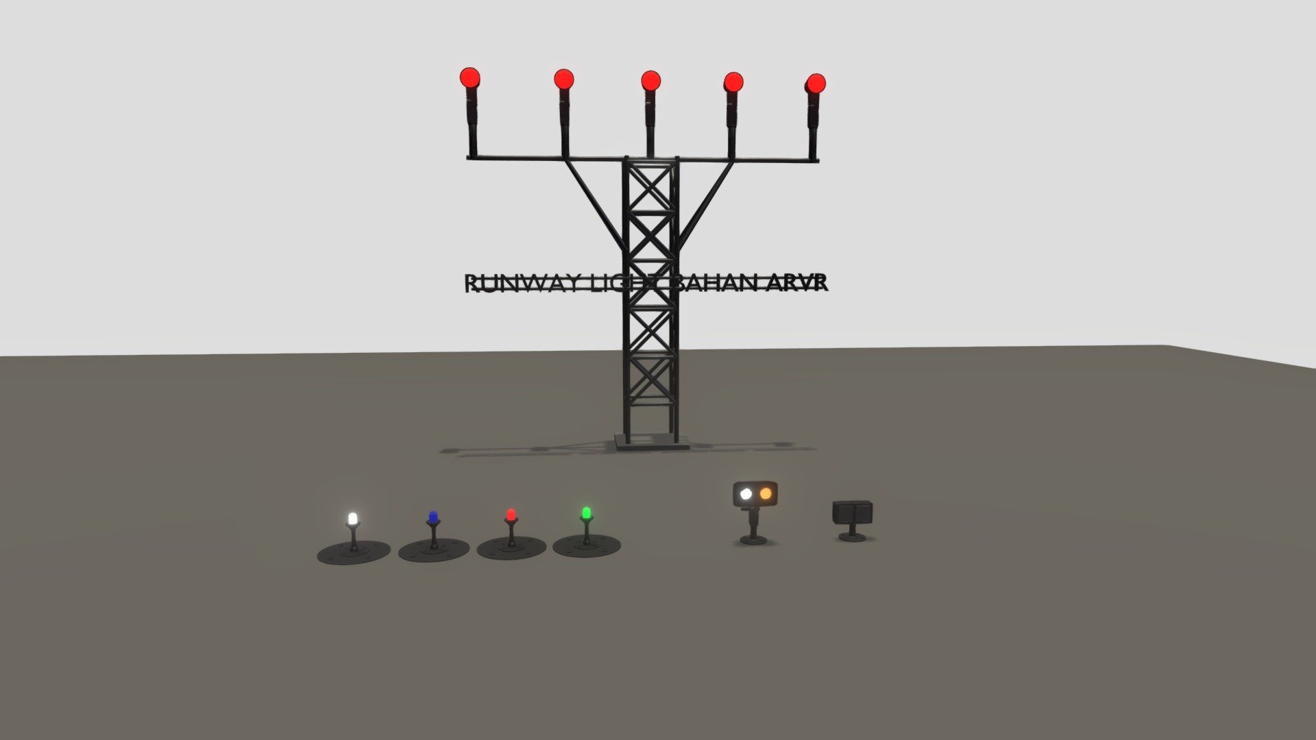 RUNWAY LIGHT - Download Free 3D model by ririnhasra88 [1afdf94] - Sketchfab