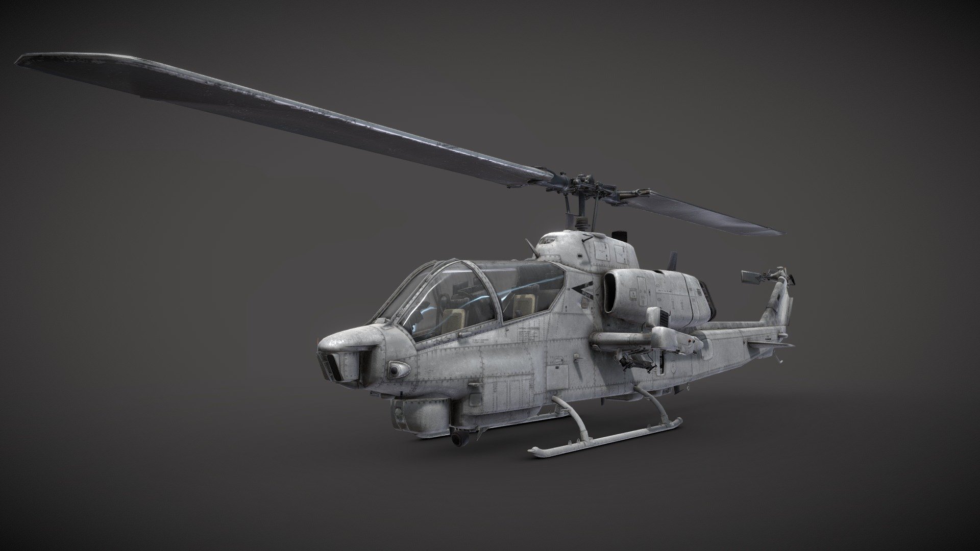 AH-1W Supercobra helicopter - Buy Royalty Free 3D model by youssef ...