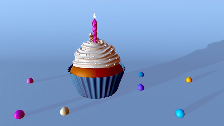 Cupcake 3D models - Sketchfab