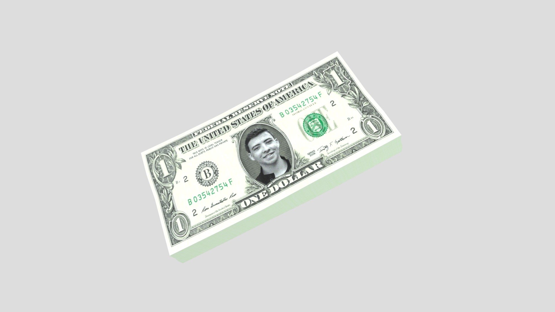 Money - Download Free 3D model by Morgan Skilly (@CaptainMorgan ...