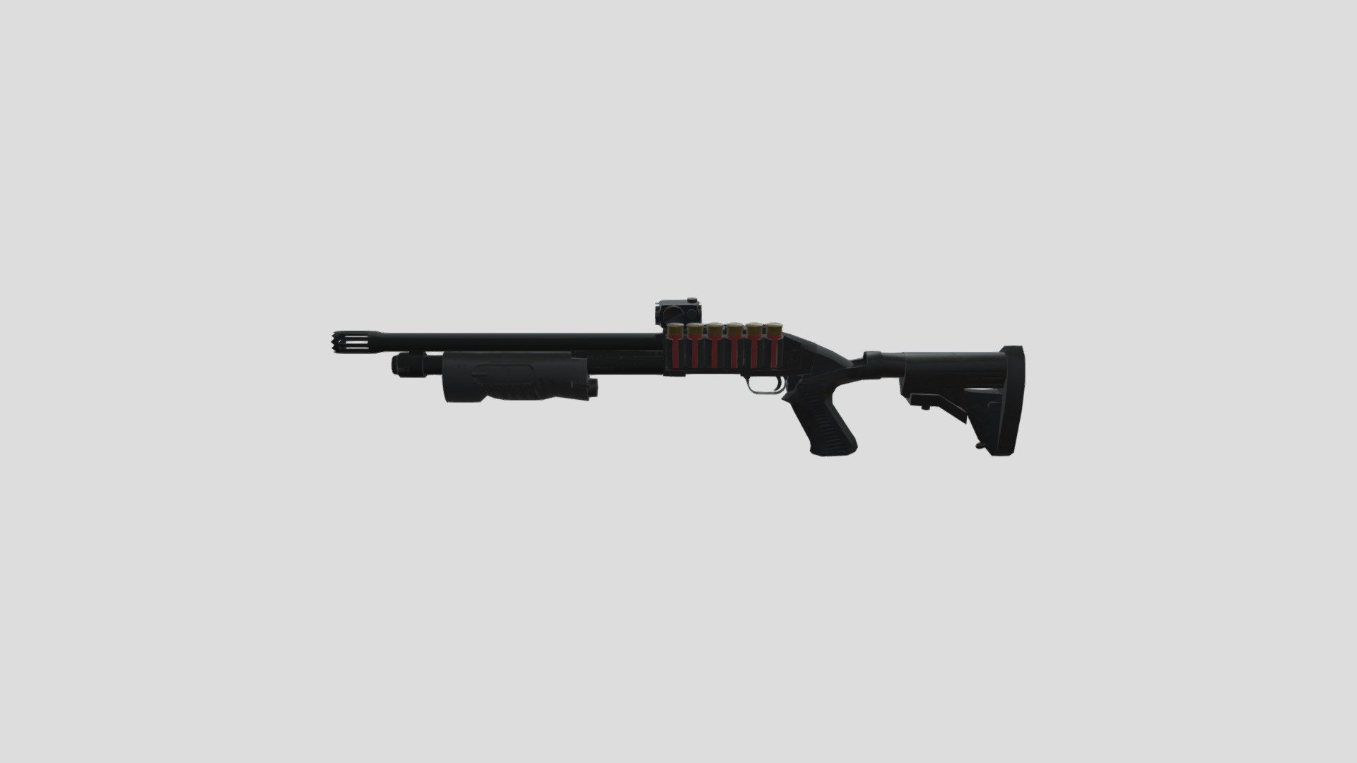 12 Gauge Shotgun - 3D model by Alexandra Biascoechea (@eviani) [1b0221c ...