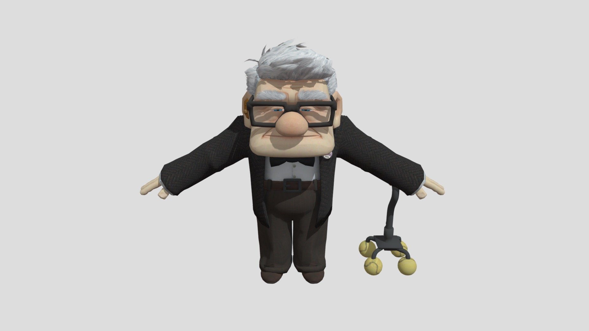 Carl Fredricksen - Download Free 3D model by MHfan2006 ...