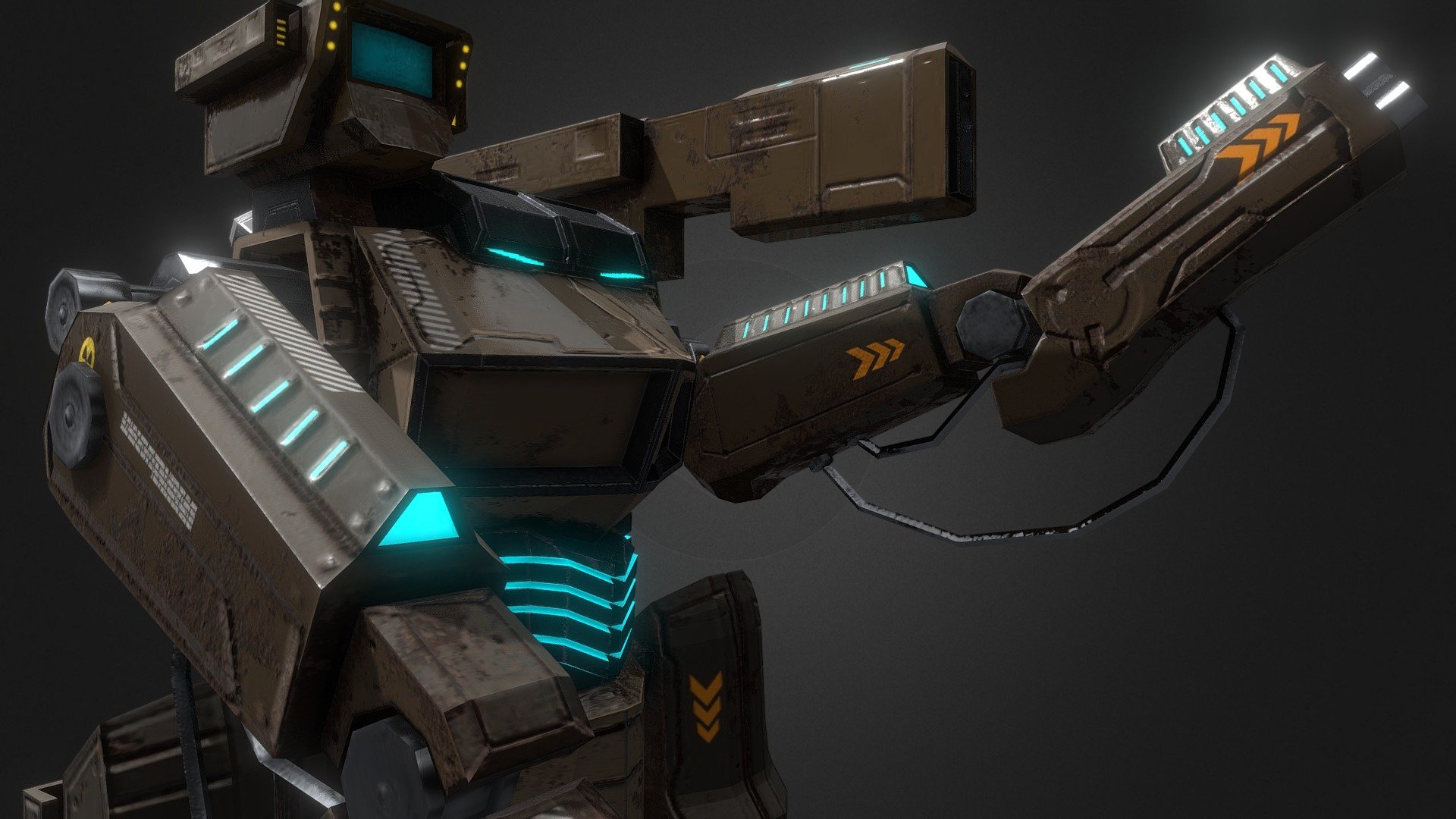Droid-Mech x - Download Free 3D model by MiaTitu [1b05444] - Sketchfab