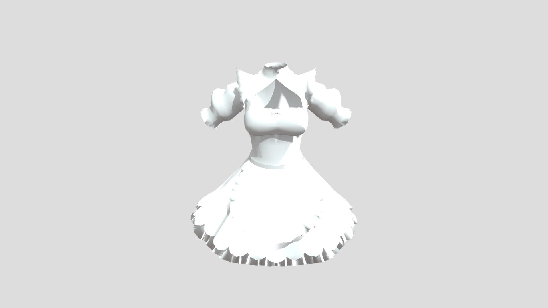 Reference Maid Uniform Basic reference only - Download Free 3D model by ...