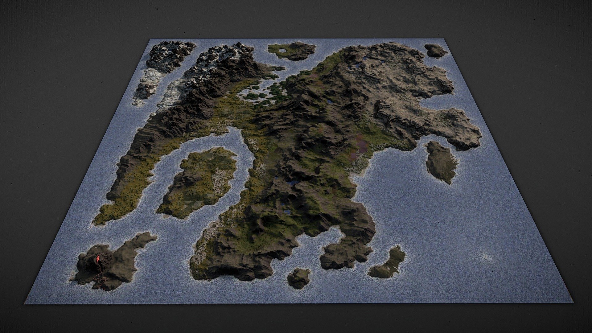 3D Open World Multi Biome Landscape Terrain v1.1 - Download Free 3D ...