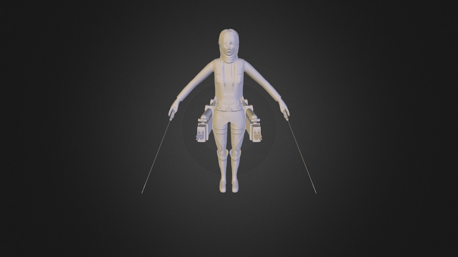 Mikasa - 3D model by adrian_a_e [1b09009] - Sketchfab