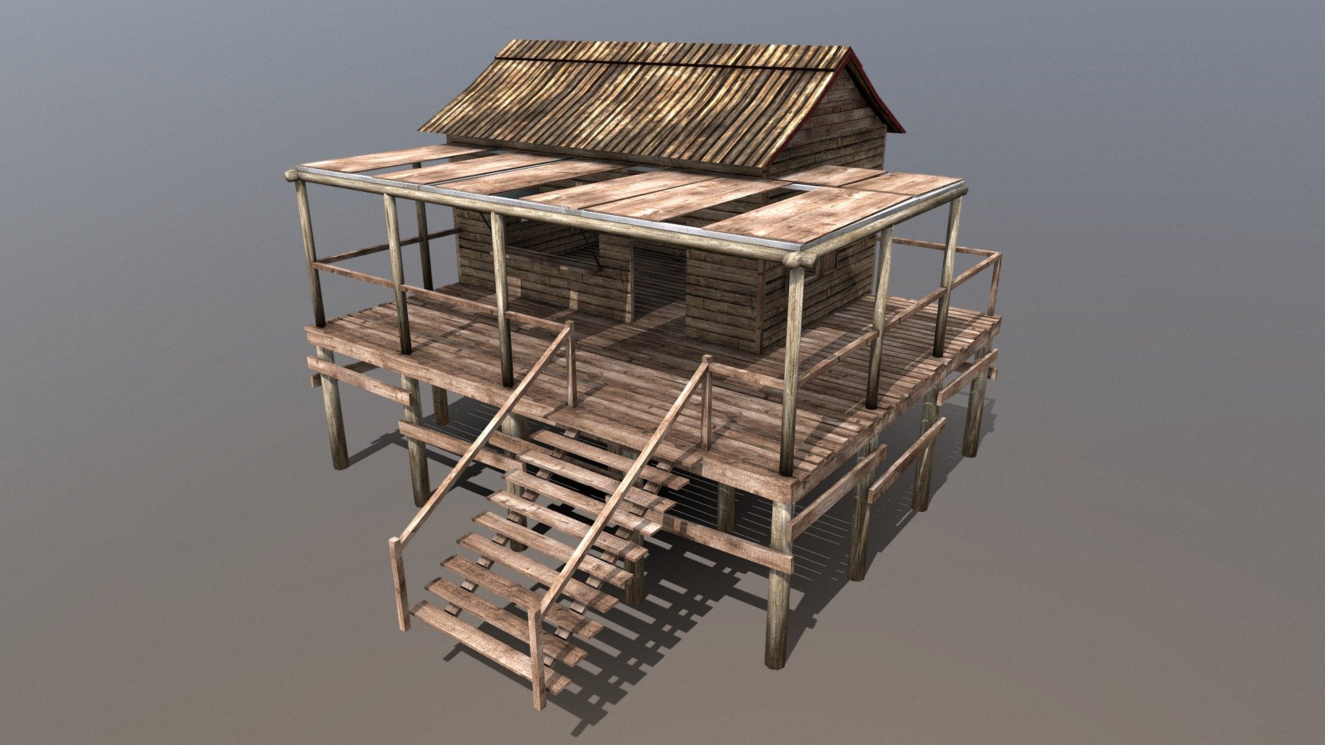 Shack - Buy Royalty Free 3D model by HowardCoates [1b09a35] - Sketchfab ...