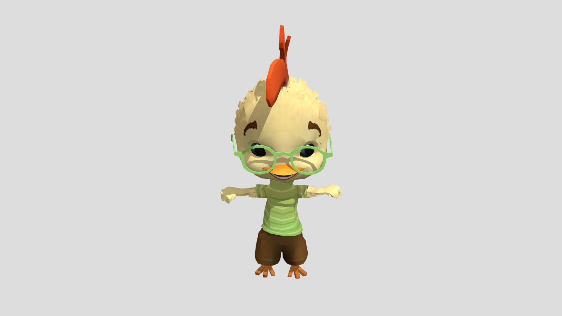 Chicken Little PS2 T Pose - Download Free 3D model by Jamessmartguy ...