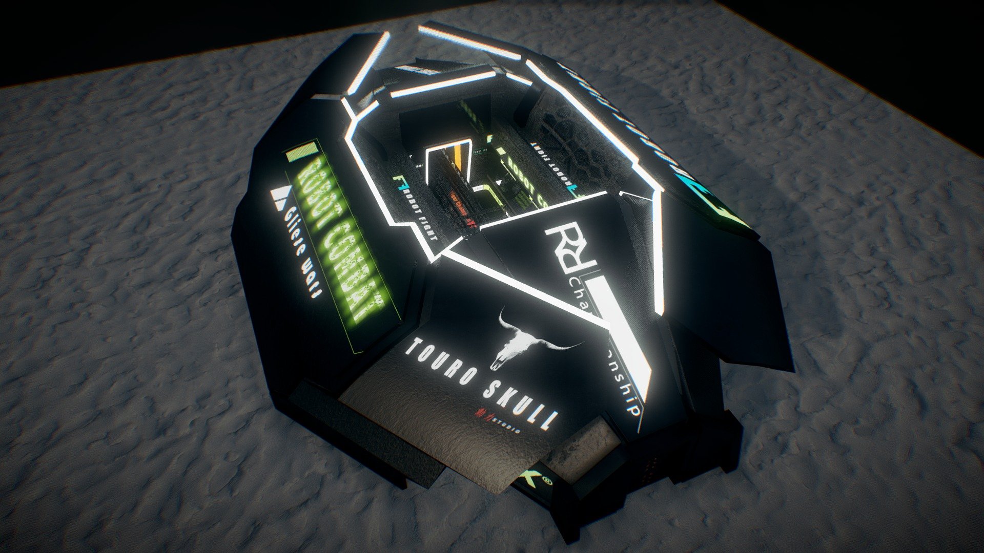 Robot combat arena 3d model view - 3D model by DrawingDoom (@kimgd247 ...