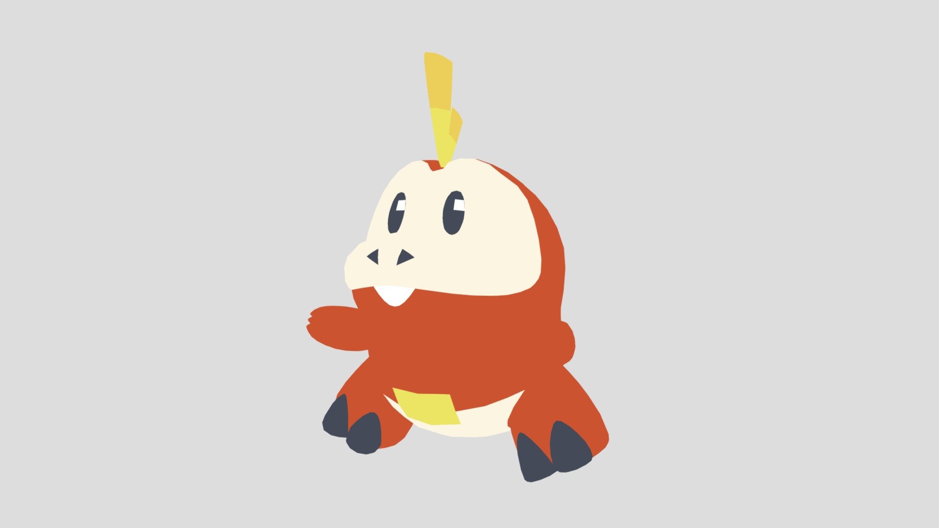 Fuecoco - Download Free 3D model by Mariokart07 [1b0cad4] - Sketchfab