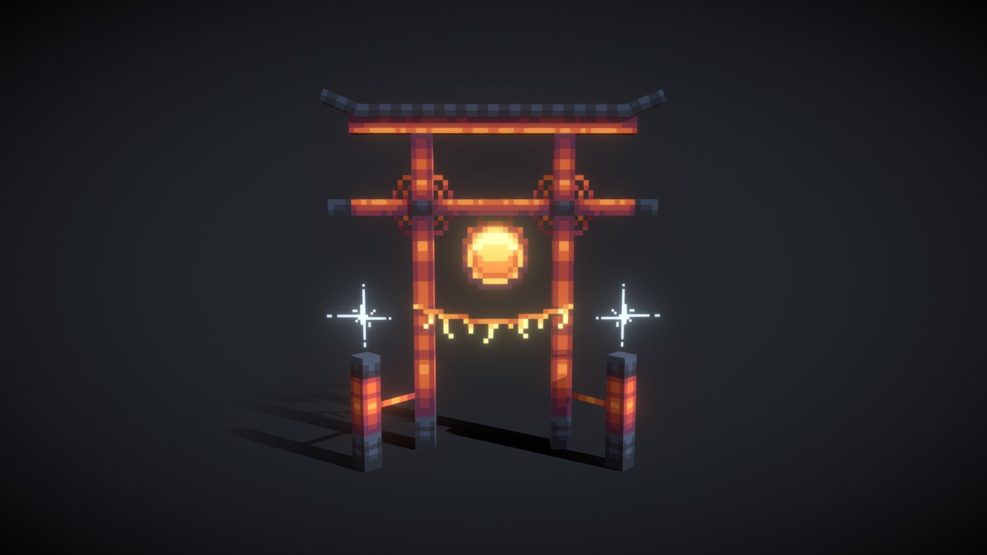 Torii - 3D model by rinkame [1b0cb72] - Sketchfab