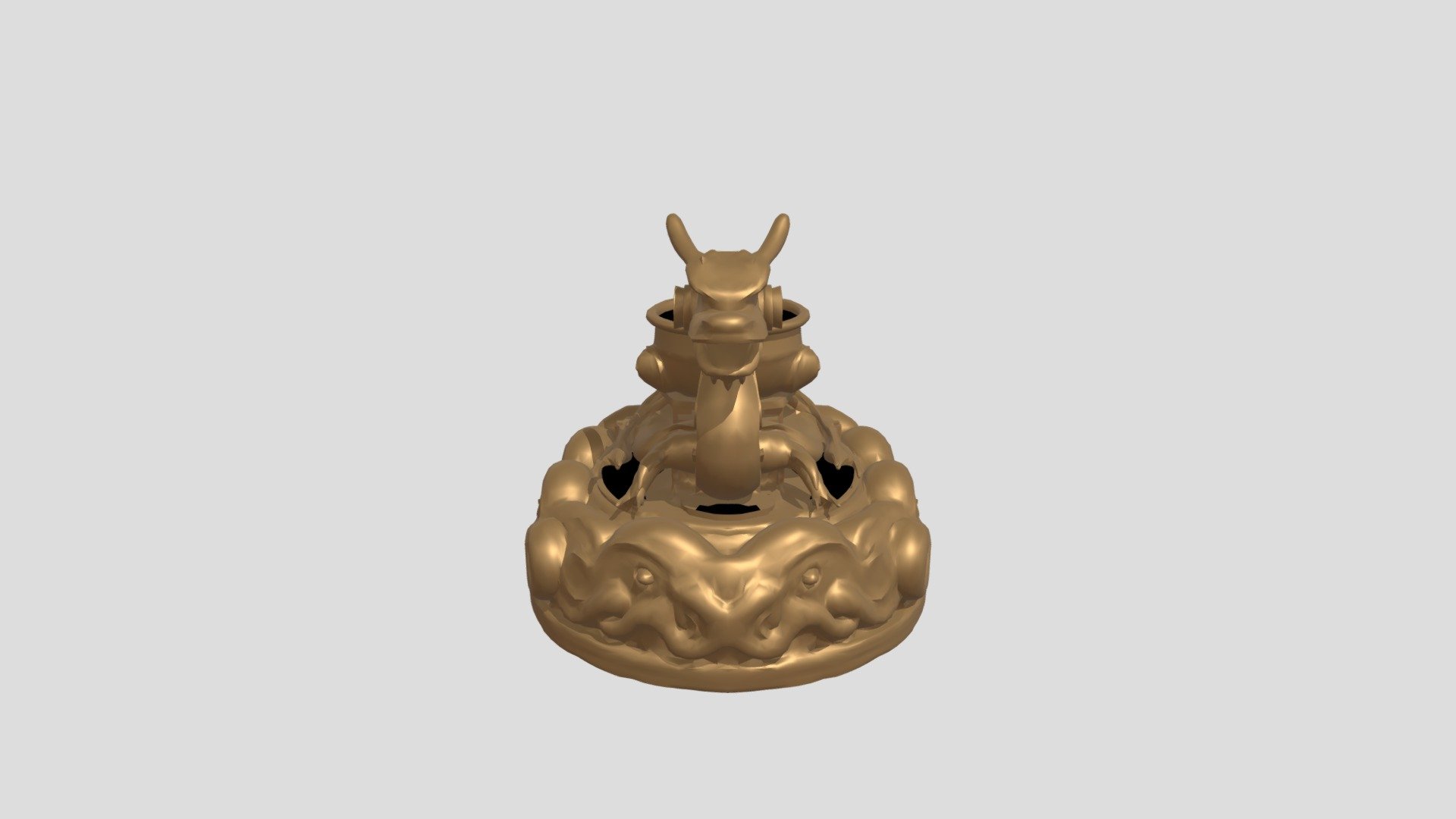 Steampunk dragon mechanical sculpture - 3D model by shangtang250 ...
