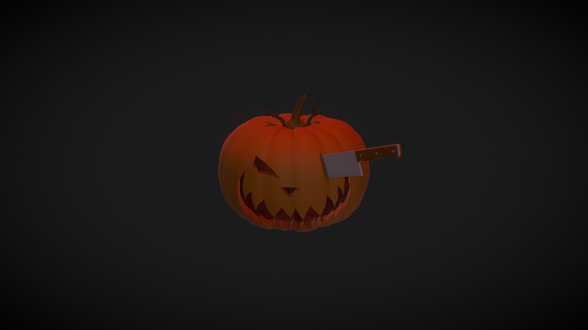 Pumpkin - Download Free 3D model by Julio Cesar (@juliocesarguedes ...