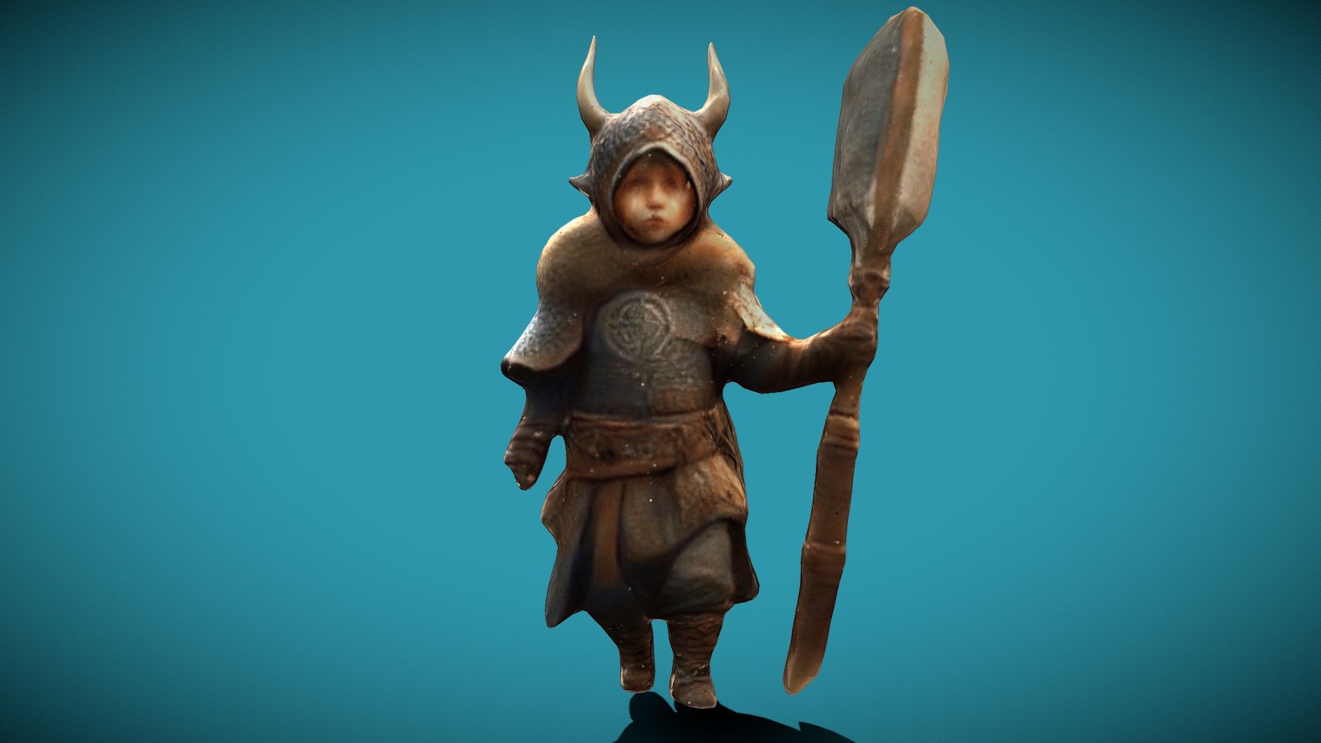 Mini warrior - AI generated - Download Free 3D model by dartuchiwa ...