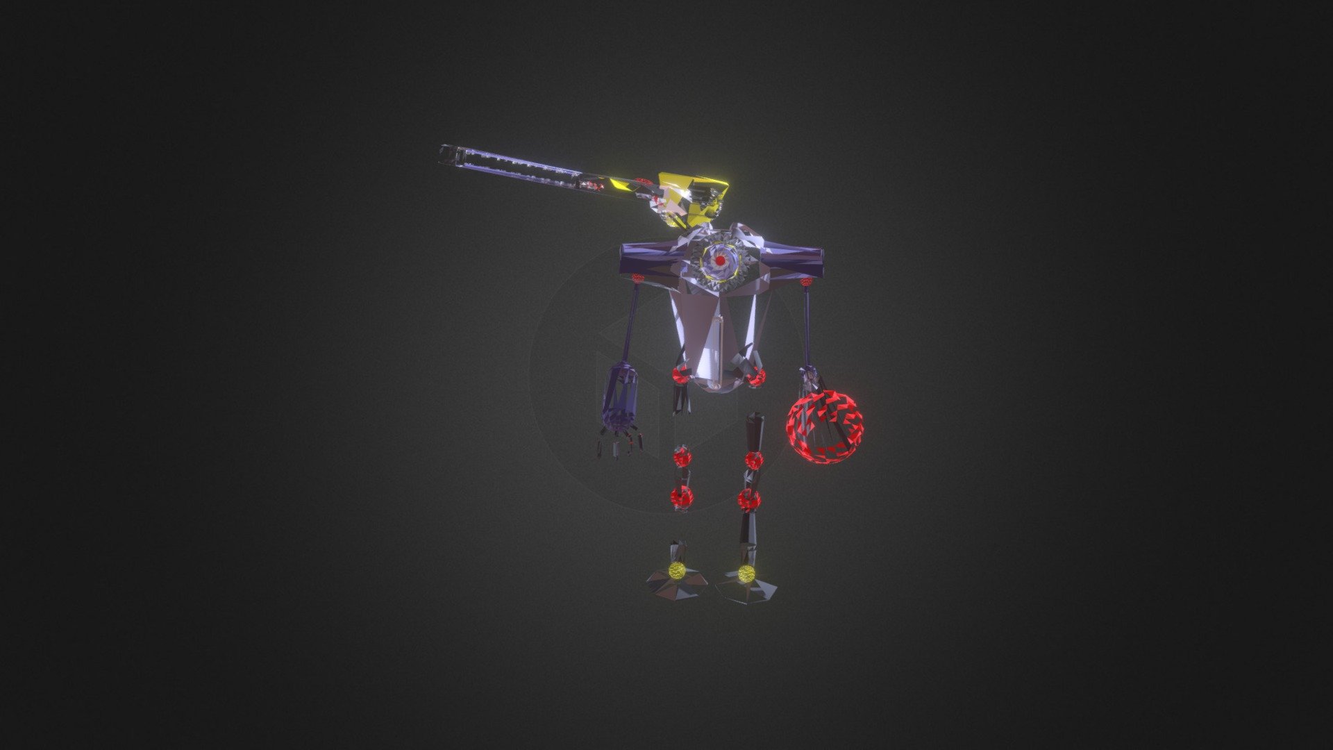 Railgun Robot - Download Free 3D model by Federico.Colbertaldo [1b0ed23 ...