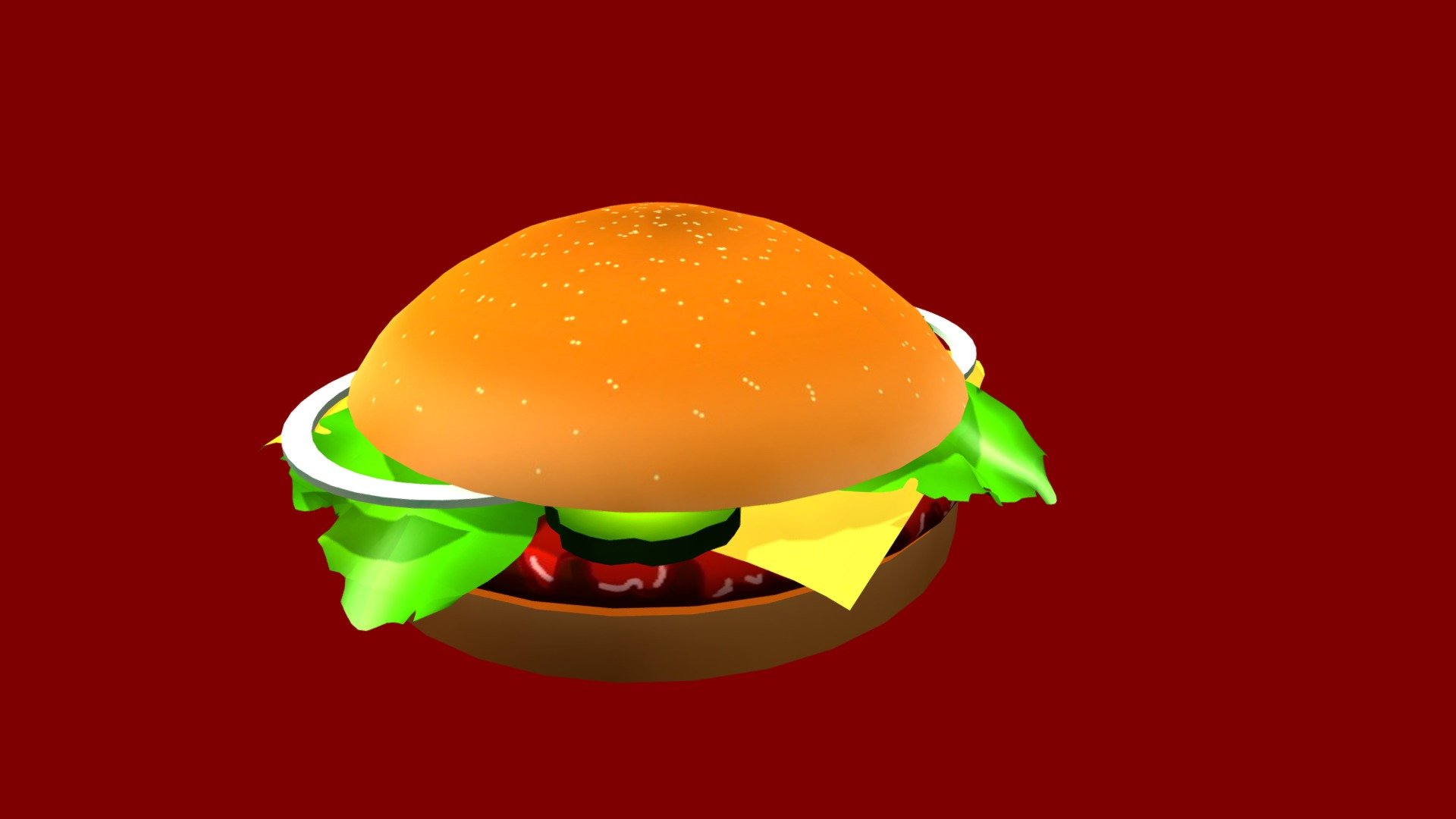 Burger - 3D model by Anna Liemiasova (@aniaasdf) [1b0eea8] - Sketchfab