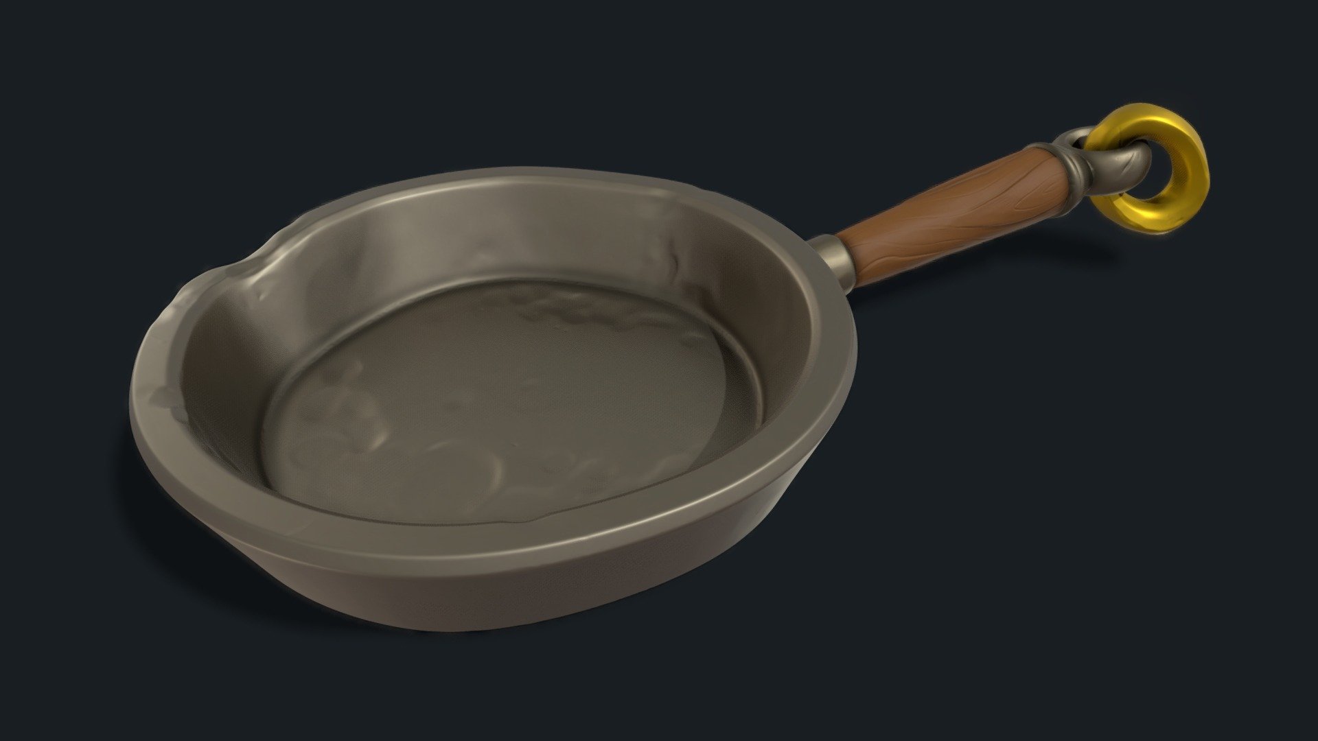 Frying Pan Sculpt - 3D model by Nina Krutkyté (@nkrutkyte) [1b126f6 ...