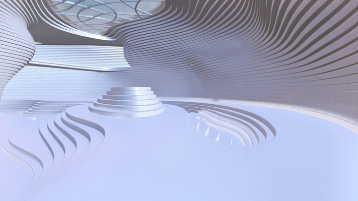 Futuristic-building 3D models - Sketchfab