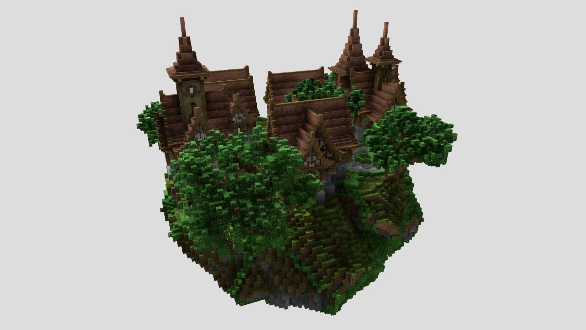 Skyblock Spawn - 3D model by IN MINE (@in_mine) [1b12e41] - Sketchfab